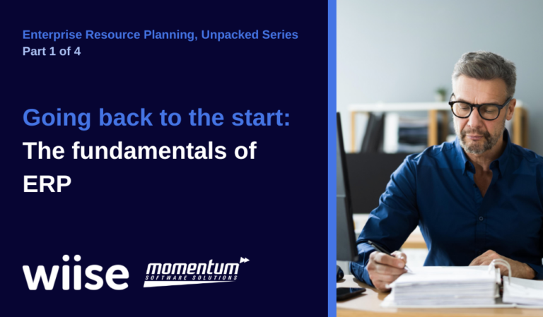Wiise: The fundamentals of ERP - Momentum Software Solutions