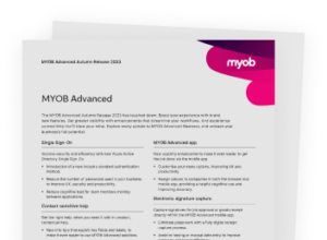 MYOB Acumatica 2022.2 Major Release | Momentum Software Solutions