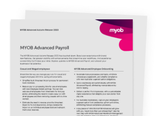 MYOB Acumatica 2022.2 Major Release | Momentum Software Solutions