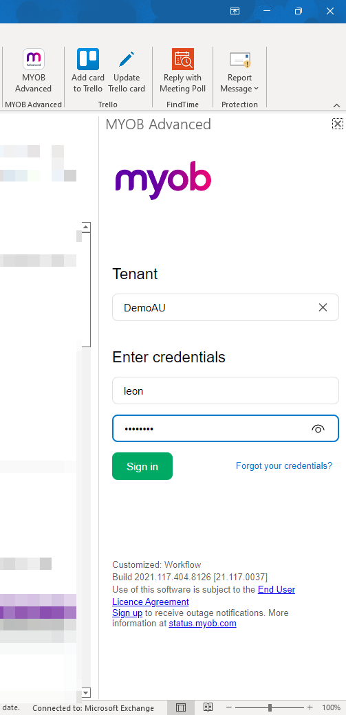 MYOB Acumatica Outlook Add-in | Momentum Software Solutions